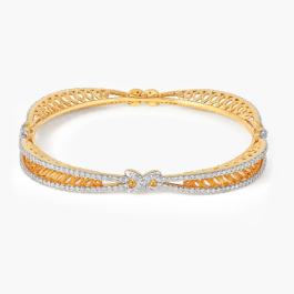 Wite & Gold | Stupendous Diamond Bangles – Grand Elegance with ...