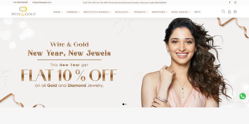 Wite & Gold | Premium Gold and Natural Diamond Jewellery